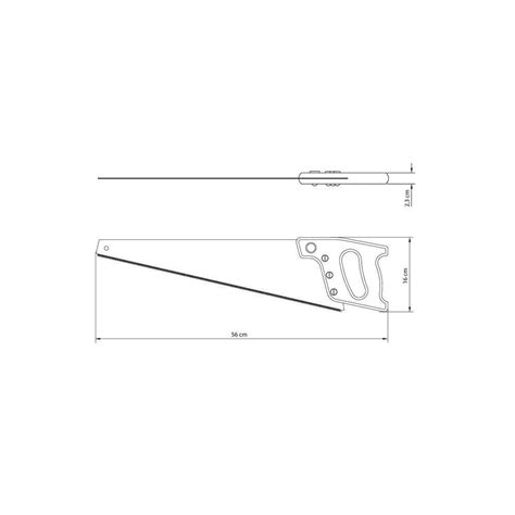 Serrote Tramontina Supercut 18 Com 7 Dentes Por Polegada Lamina Em Aço E Cabo De Madeira