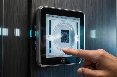 Biometric Security Access Premium Ai Generated Image