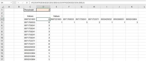 How To Set Threshold In Excel At Lynn Potter Blog