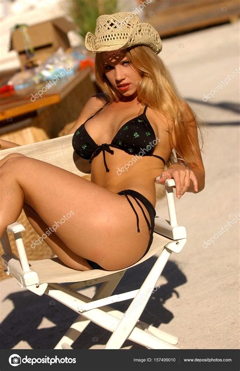Blonde Busty Model