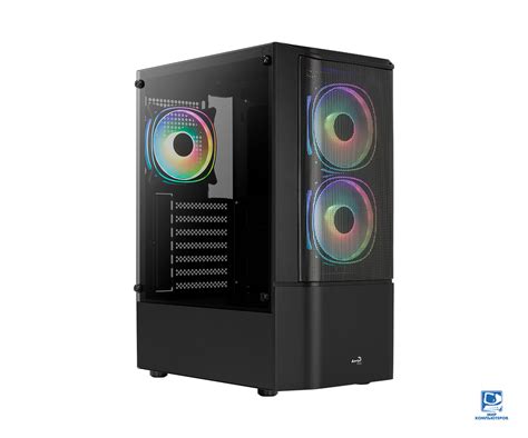 Купить Корпус Aerocool Quantum Mesh V2 Frgb Atx Black Aeroquantum M G