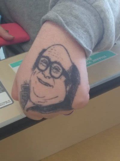 “is That A Danny Devito Tattoo Yes It Is Can Tumbex