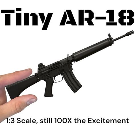 13 Scale Ar18 Military Model Kit Rifle Not Goatguns Vietnam Firearm Ebay