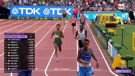 Mondiali Di Atletica Di Budapest Niente Da Fare Per Crippa Nei Diecimila