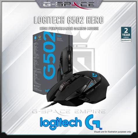 【3 Year Warranty】logitech G502 Hero Professional Gaming Mouse 16000dpi Game Programming Mouse