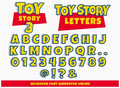 Toy Story Font Generator Free Toy Story Font Generator Cyul
