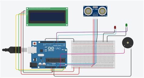 AFRINALDI P SENSOR JARAK DENGAN INDIKATOR LED DAN BUZZER