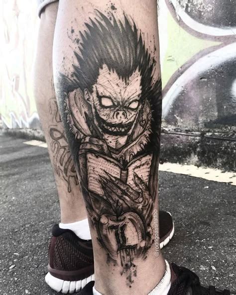 8 Ryuk Tattoo Ideas Note Tattoo Anime Tattoos Cute Tattoos