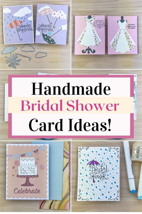Handmade Bridal Shower Card Ideas Wedding Shower Cards To Make Diy