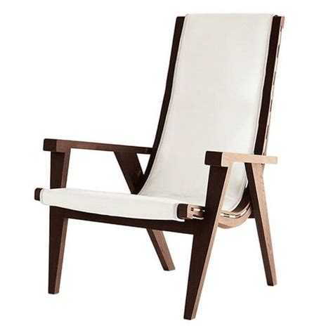 Bandb Italia J J Armchair High Cream Stained Oak Pre Used Design