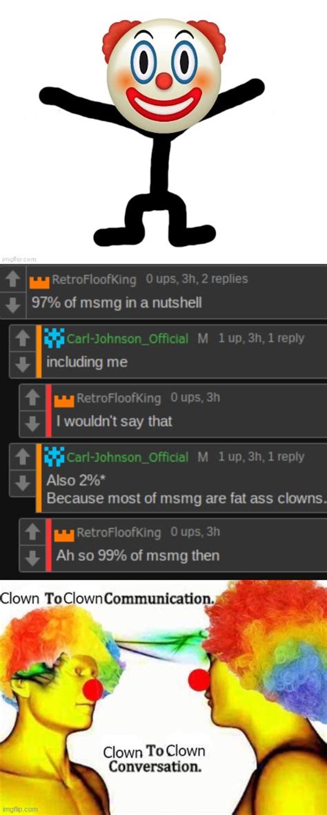Image Tagged In Clown To Clown Communication Imgflip