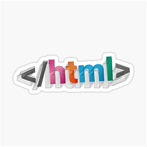 Html Programming Sticker For Sale By CoNan Redbubble