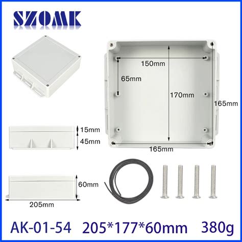 Waterproof Hinge Plastic Enclosure Ip65 Circuit Board Plastic Enclosure