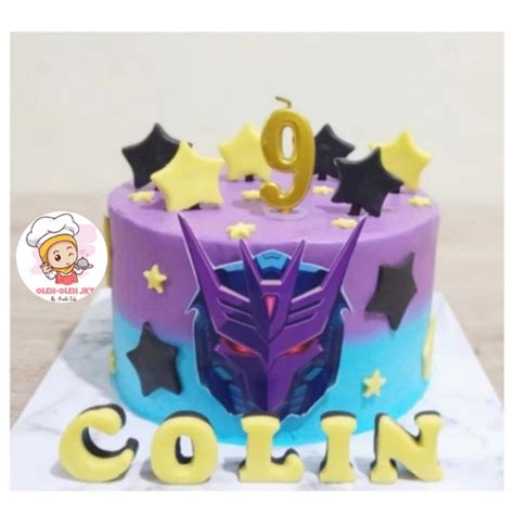Jual Transformers Cake Simple Cake Kue Ulang Tahun Transformers D