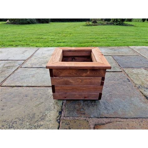 Swedish Redwood Garden Planter By Croft Cherry Lane