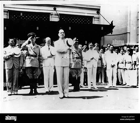 Manila Philipines Undated File Photo Colonel Dwight D Eisenhower To The Left And Behind