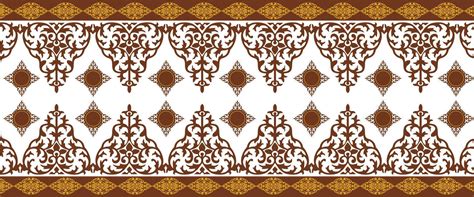 Batik Border Design 294 665 Batik Border Royalty Free Images Stock
