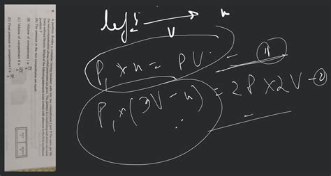 A Partition Divides A Container Having Insulated Walls Into Two Compartme