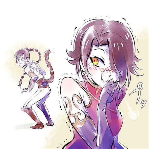 Cinder Fall And Tyrian Callows Rwby Drawn By Iesupa Danbooru