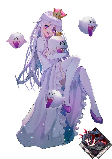 Boo And Princess King Boo Render By Tomoe Waterfox On Deviantart