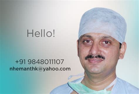 Dr Hemanth Kumar Plastic Surgeon India