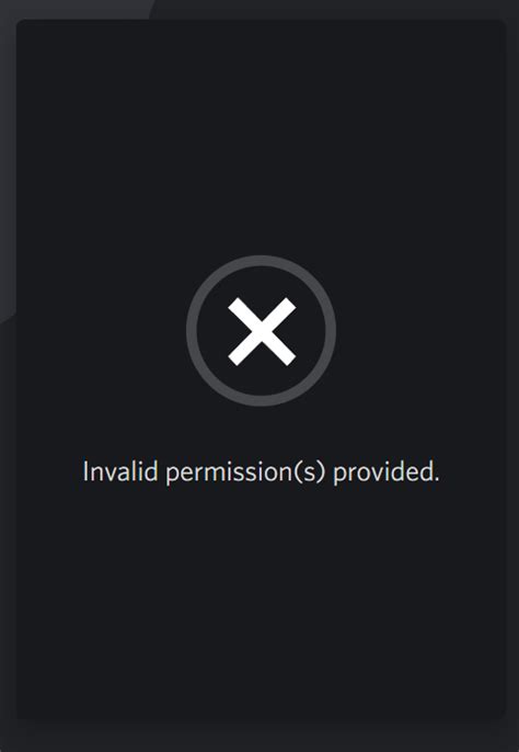 Requesting `stream` Permission Results In Invalid Permissions