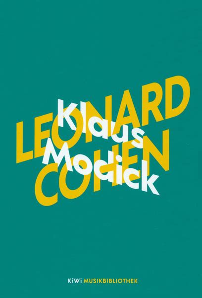 Klaus Modick Ber Leonard Cohen купить с доставкой по выгодным ценам в