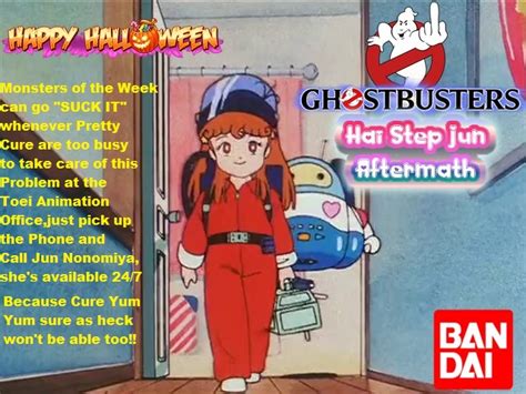 Hai Step Jun Jun Nonomiya Suits Up Ghostbusters Style