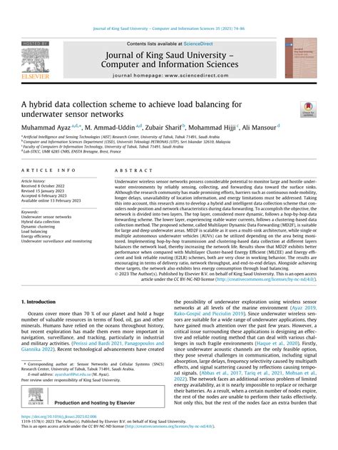 Pdf A Hybrid Data Collection Scheme To Achieve Load Balancing For