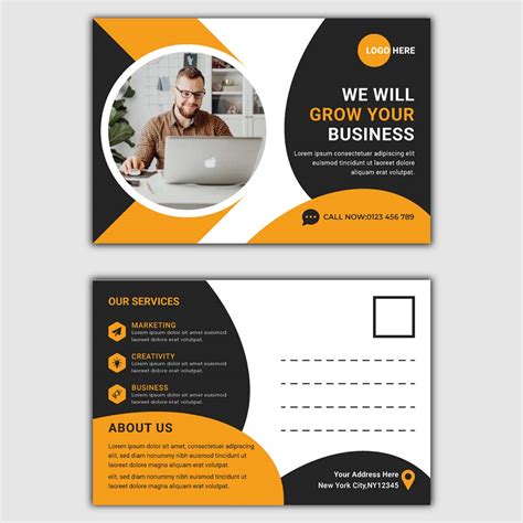 Corporate Postcard Template Masterbundles Corporate Postcard Template Masterbundles