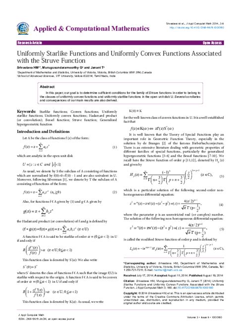 Pdf Applied And Computational Mathematics