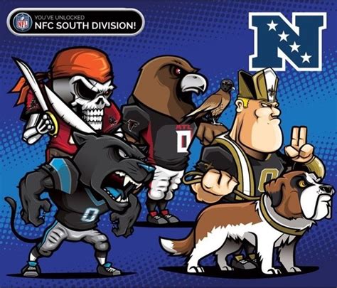 Unlock The Nfc South Division Featuring Tampa Bay Buccaneers Atlanta