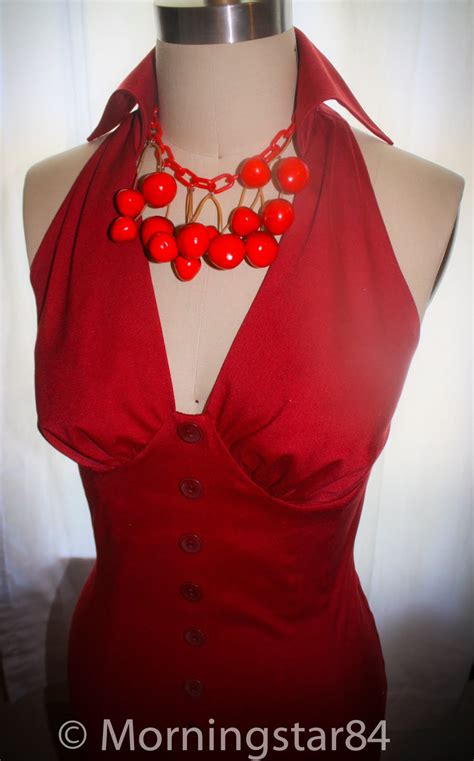 Morningstar Pinup Marilyn Monroe Halter Niagara Dress