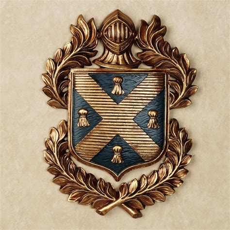 Add Elegance To Your Home With Tassel Coat Of Arms Wall Plaque