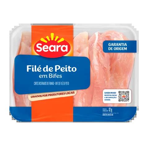 Bife De Filé De Peito Bandeja Seara Confira No Site