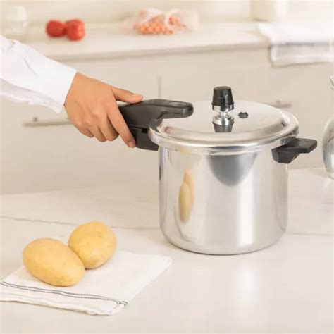 Olla Express® De 6 Litros Ekco Classic De Aluminio Color Plata