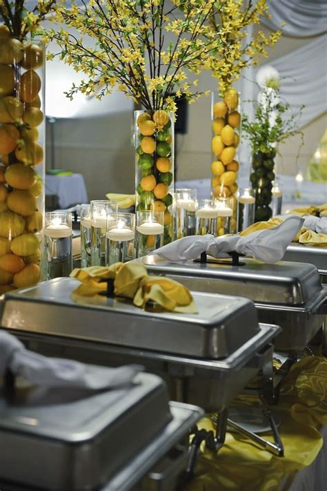 Presentation In A Buffet Style Modern Styling A Buffet Buffet