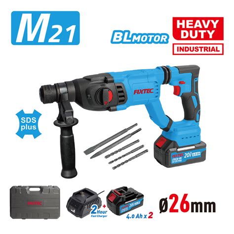 Fixtec Power Tool Electric Brushless 20v Battery Cordless Lithium