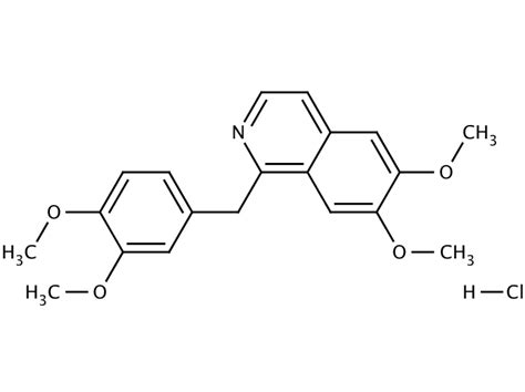 Purchase Papaverine Hydrochloride 61 25 6 Online • Catalog • Molekula