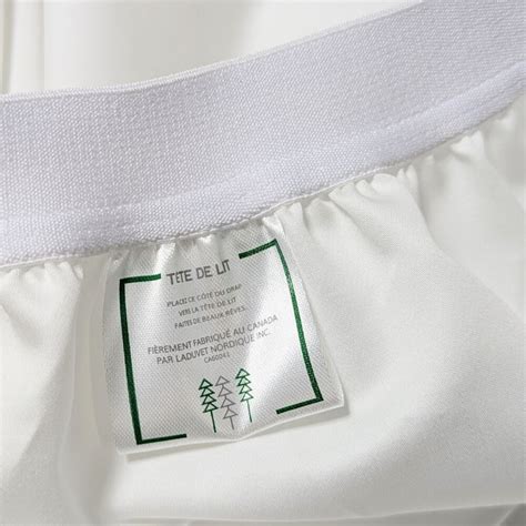 White Fitted Sheet Made With Love In Qc Laduvet Nordique