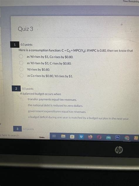 solved here is a consumption function c c0 mpc yd if mpc