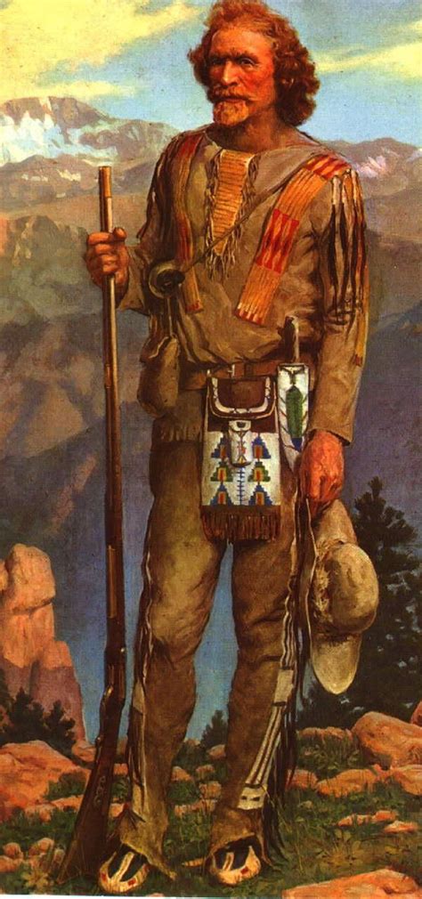 Jim Baker 18181898 Mountain Man Frontiersman Mountain Man Rendezvous
