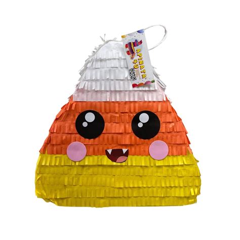 Halloween Candy Corn Pinata With Fangs Fun Halloween Party Decoration