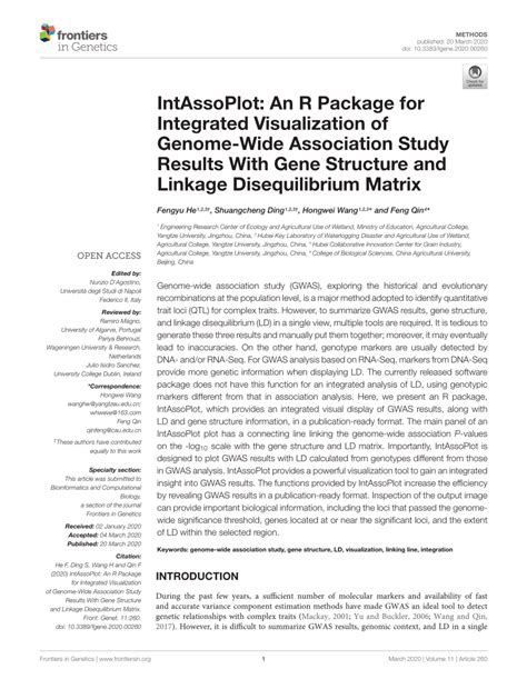 pdf intassoplot an r package for integrated visualization of genome