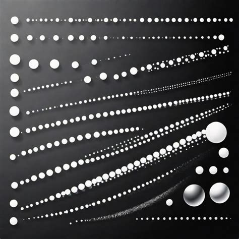 Dotted Lines Vector Set White Background Isolated Premium Ai