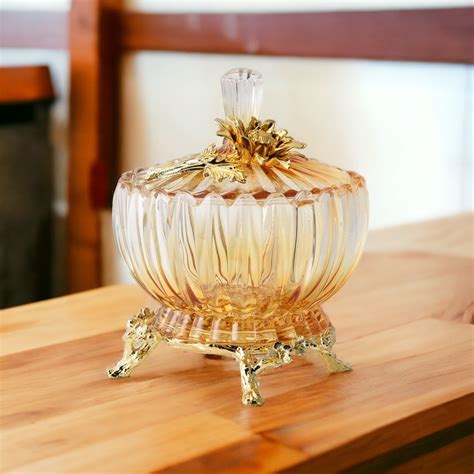 Lotus Candy Jar Marinas Decor