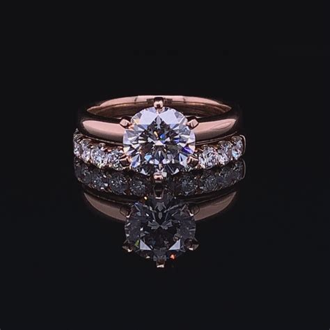 Rose Gold Wedding Set 0283 Storm Baker Jewellers