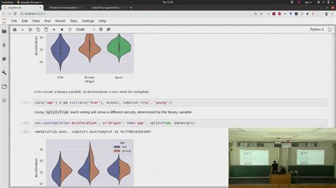 Scientific Programming In Python 2019 Lecture 112 Statistical Visualization Youtube