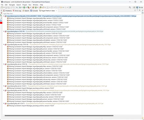 Latest 4 30 I Build For Target Missing Contraints Org Eclipse Jetty Issue 344 Eclipse
