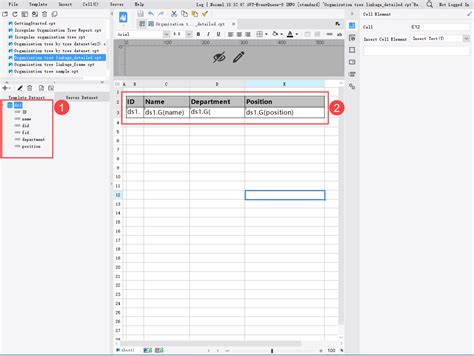organization tree linkage finereport help document